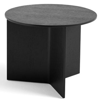 HAY Slit Beistelltisch Holz 45 x 35.5 cm Schwarz