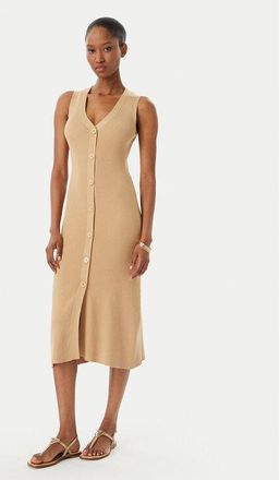 Selmark Strandkleid BO796 Hellbeige Slim Fit