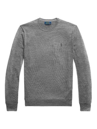 Polo Ralph Lauren Pull Col Rond - Gris