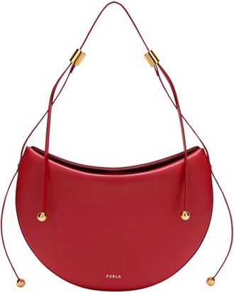 Furla Femme, Sacs, Rouge, Taille: ONE Size Moonstone Shoulder Bag S