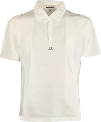 C.P. Company C.p. Company, Homme, Tops, Blanc, Taille: S Polo en coton