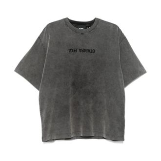 Axel Arigato Distort Washed T-Shirt - - Tops - Herren - Schwarzk - XL
