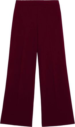Oltre Palazzo-Hose aus Cr&ecirc;pe-Stoff - - Trousers - Damen - Rot - M