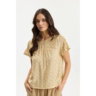 In Front IN Front, Femme, Blouses et Chemises, Jaune, Taille: 46 FR Blouses