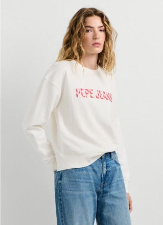 Pepe Jeans London Sweatshirt CELESTE Baumwoll-Mix, Rundhalsform