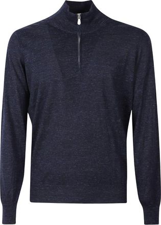 Brunello Cucinelli Rollkragenpullover - - Knitwear - Herren - Blau - L