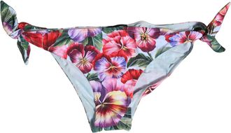 Dolce & Gabbana Floral Print Bikini Bottom - Multicolor