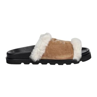 Zadig&Voltaire Teddy Slide - Femme - Chaussures - Beige - Taille: 39 EU