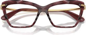 Dolce & Gabbana Femme, Accessoires, Rouge, Taille: 53 MM Dg5025 Optical Frame
