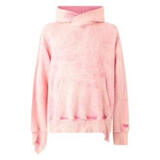 Diesel SweaT-shirt Rose - Homme - Sweatshirts et sweats &agrave; capuche - Rose - Taille: L