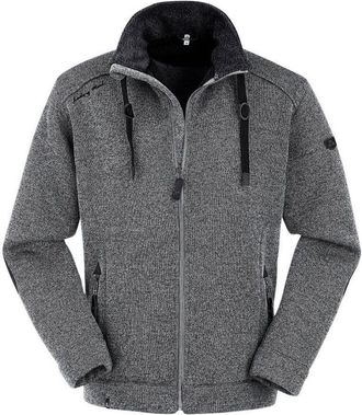 Maul Fleecejacke Strickfleecejacke Lichtenau (wärmeisolierung, atmungsaktiv) silbergrau