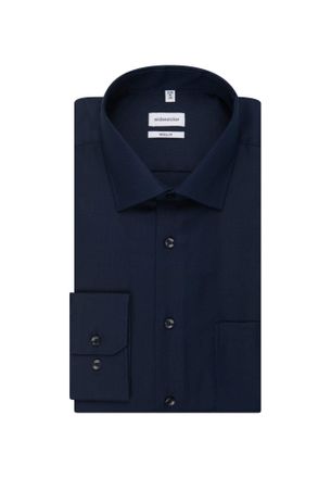 Seidensticker Herren Business-Hemd - Regular Fit - B&uuml;gelfrei - Kent Kragen - Langarm - 100% Baumwolle