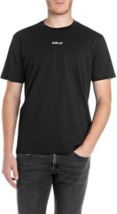 Replay M3098 T-Shirt, Noir 098, L Hommes