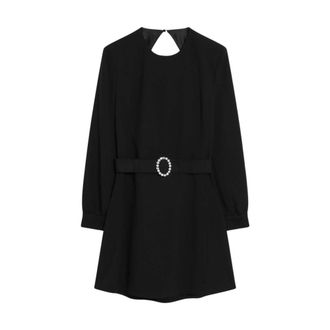 Saint Laurent Schwarzes Kurzes Kleid - - Dresses - Damen - Schwarzk - XS
