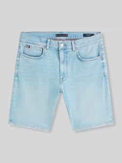 Tommy Hilfiger Straight Leg Jeansshorts mit 5-Pocket-Design