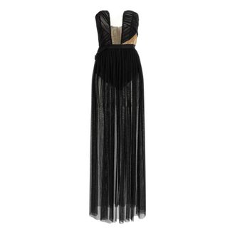 Nensi Dojaka Langes Corsetto Draped Abendkleid - - Dresses - Damen - Schwarzk - S