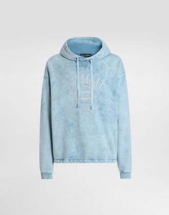 Dolce & Gabbana Cotton Sweatshirt With Vintage Finish - Mann Sweatshirts Mehrfarbig Xs