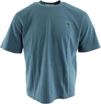 Stone Island Homme, Tops, Bleu, Taille: S T-shirt Art