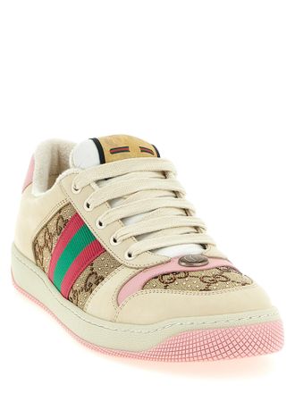 Gucci Womens Multicolor Calfskin Low Top Sneakers