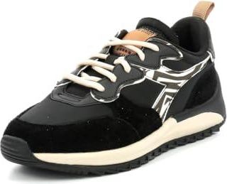 Diadora Jolly Animalier, Sneakers Basses Femme, Noir, 39