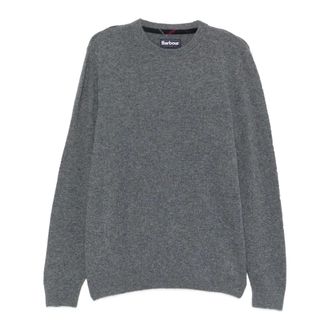 Barbour Homme, Pulls, Gris, Taille: XL Pull en Laine Gris Col Rond