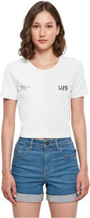 Merchcode Merchcode Damen T-Shirt Wei&szlig;, M