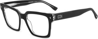 Dsquared2 Femme, Accessoires, Noir, Taille: 52 MM Icon 0019 Optical Frame