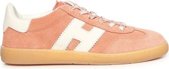 Hogan Femme, Chaussures, Orange, Taille: 36 1/2 EU Cool Suede Baskets