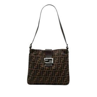Fendi Pre-owned Canvas Shoulder Bag - - Pre-owned - Damen - Braun - ONE SIZE