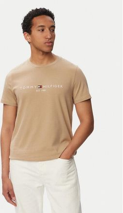 Tommy Hilfiger T-Shirt Logo Tee MW0MW11797 Beige Regular Fit