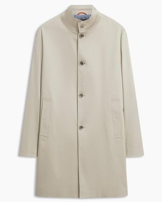 Cinque Kurzmantel Burton aus Baumwolle und Stretch mit Stehkragen, Regular FIt in