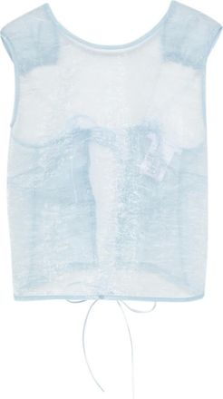 Cecilie Bahnsen Katia sleeveless top - Blau