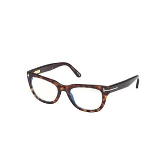 Tom Ford Femme, Accessoires, Brun, Taille: 53 MM Ft6066B 052 Optical Frame