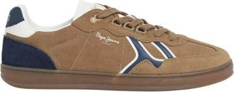 Pepe Jeans London Homme, Chaussures, Brun, Taille: 40 EU Baskets Mix Ball Marron
