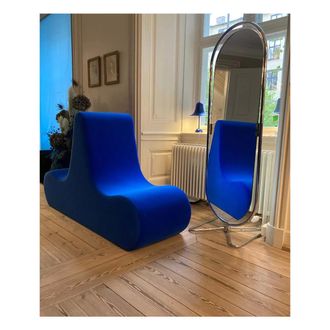 VERPAN Module double lounge Welle en velours Verpan