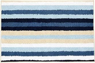 Kleine Wolke Badteppich Lago mit 60 x 90 cm in Navy aus 100% Polyester