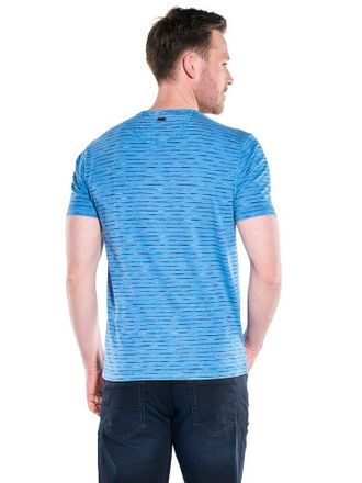 Engbers T-Shirt Herren Rundhals T-Shirt mit Brusttasche, Brilliantblau