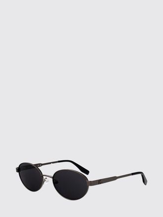 Karl Lagerfeld Lunettes de soleil ovales en m&eacute;tal au design dinspiration vintage