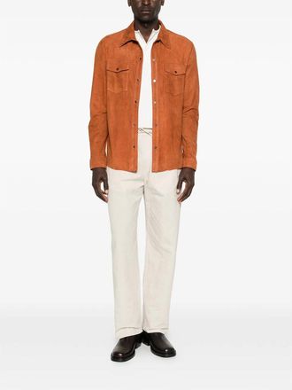Salvatore Santoro Brick Shirt Jacket - Brown