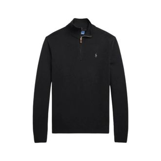 Polo Ralph Lauren Pull camionneur demi-zip - - Knitwear - Herren - Schwarzk - XL