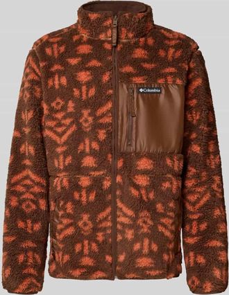 Columbia Regular Fit Jacke in Teddy-Optik mit Brusttasche