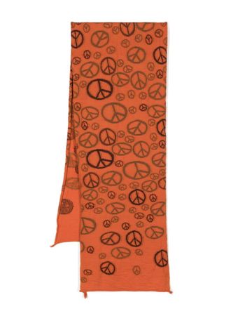 KAPITAL écharpe Peace - Orange