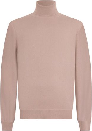 Malo roll neck sweater - Nude