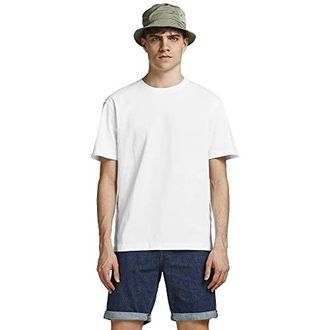 Jack & Jones JPRBLAHARVEY T-Shirt SS Crew Neck ZCPH, Blanc., XXL