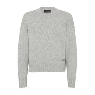 Dsquared2 Gem&uuml;tlicher Strickpullover - - Knitwear - Herren - Grau - S