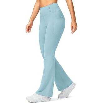 Generic Legging &eacute;vas&eacute; pour femme - Taille haute - Contr&ocirc;le du ventre - Avec poches - Push Up - Legging de compression - Yoga - Opaque - Lifting - Taille haute