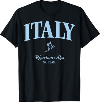 Trendy Apparel Italy Rhaetian Alps Ski Team Ski Jumping T-Shirt