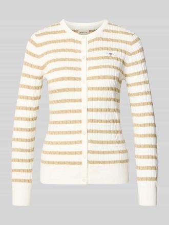 GANT Strickjacke mit Baumwoll-Anteil