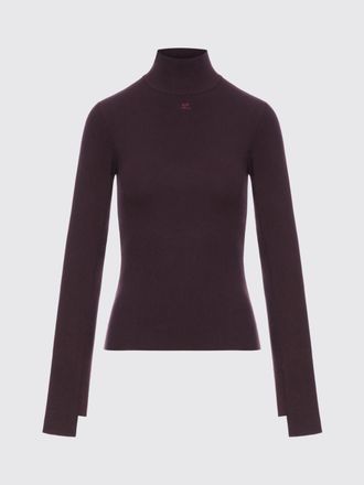 Courrèges Pullover COURRÈGES Damen Farbe Burgunderrot