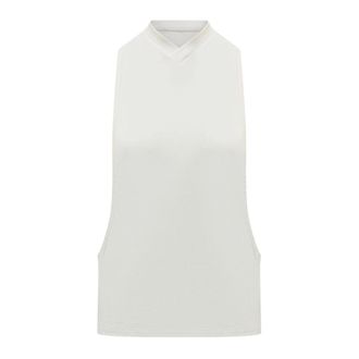 Versace Baumwoll-Jersey Tanktop - - Tops - Damen - Wei&szlig; - L